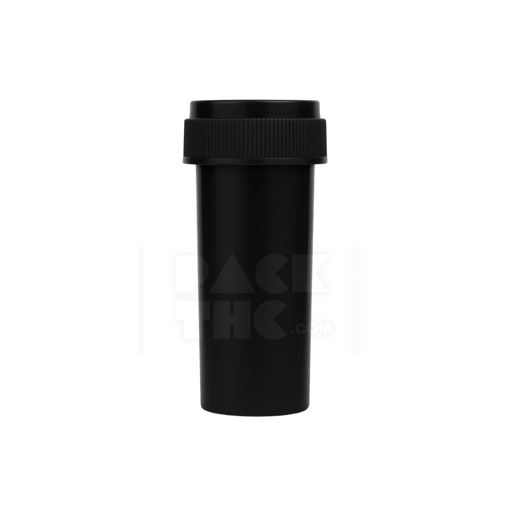 30 Dram Push & Turn Reverse Cap Bottles - Black | Black Chubby Gorilla ...